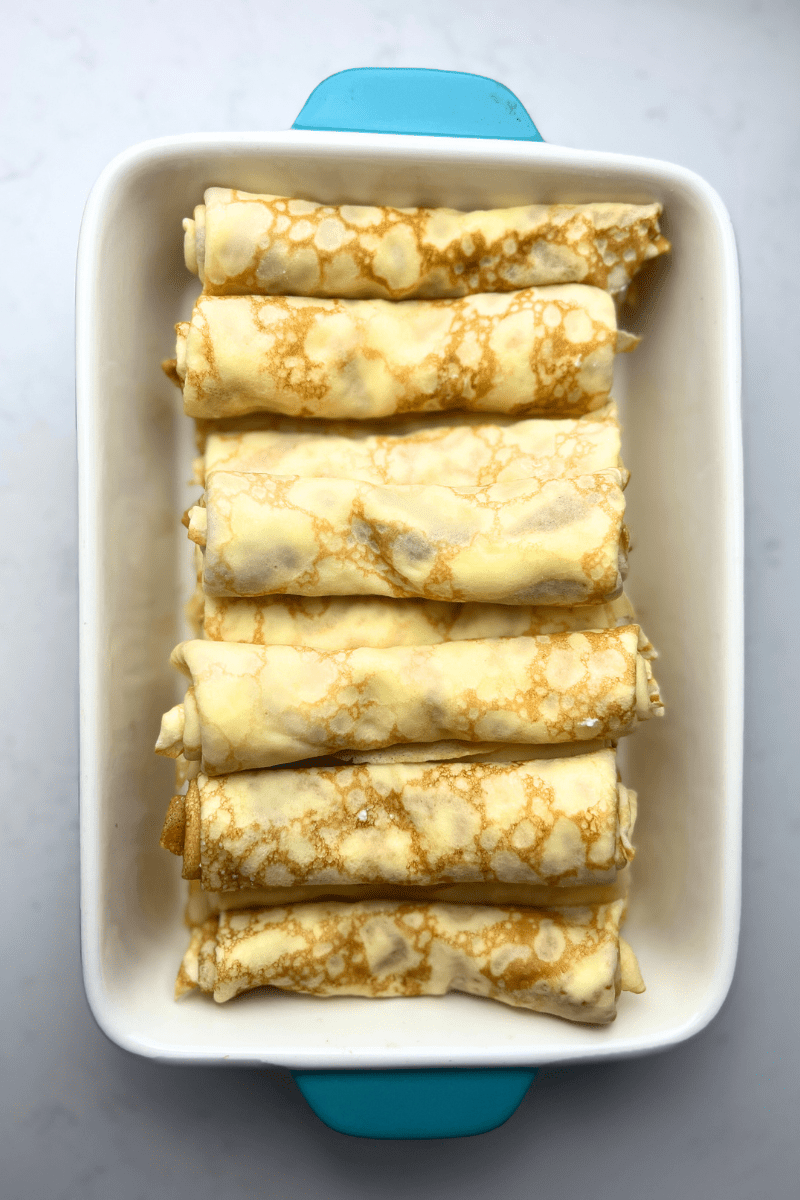 Crepes Recipe with Sweet Cream Cheese Filling - Shakan Ranch