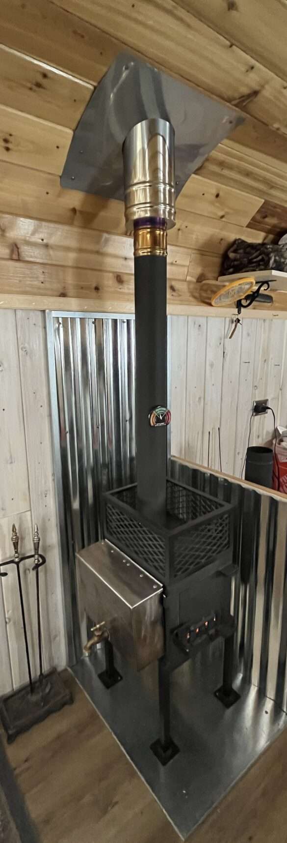 Installing a Tiny Wood Stove in a Travel Trailer - Shakan Ranch