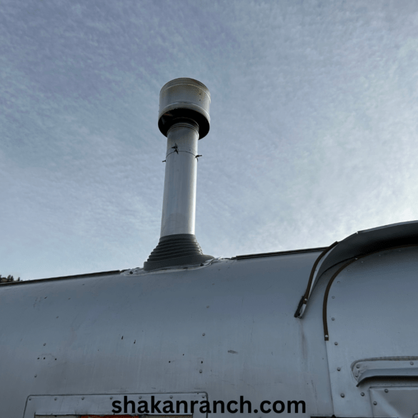 1972 Streamline Travel Trailer Renovation Exterior Photos - Shakan Ranch