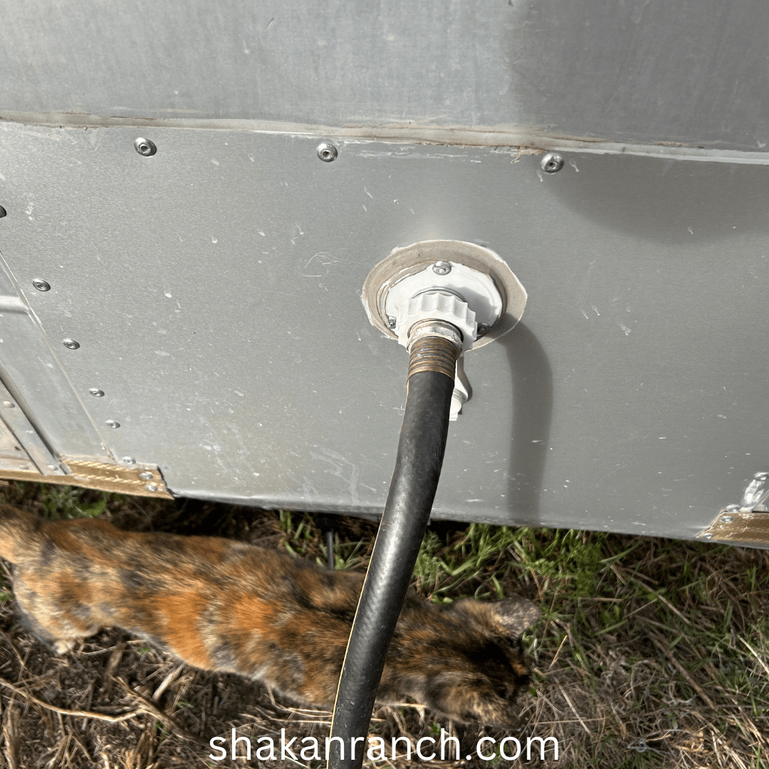 1972 Streamline Travel Trailer Renovation Exterior Photos - Shakan Ranch